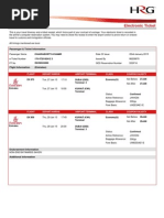 Emirates E-Tickets Example | PDF | Service Industries | Aviation