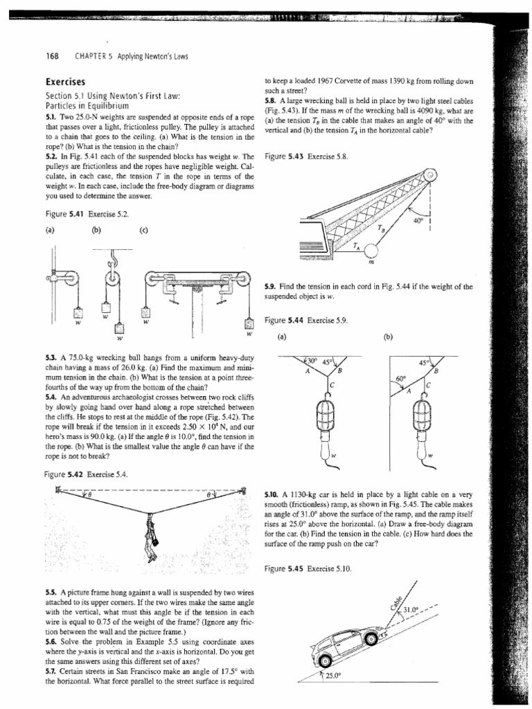 GP1 S 14 Chap 5 Problems | PDF | Friction | Force