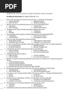 Macbeth 150 MCQ | PDF | Macbeth | Shakespearean Characters