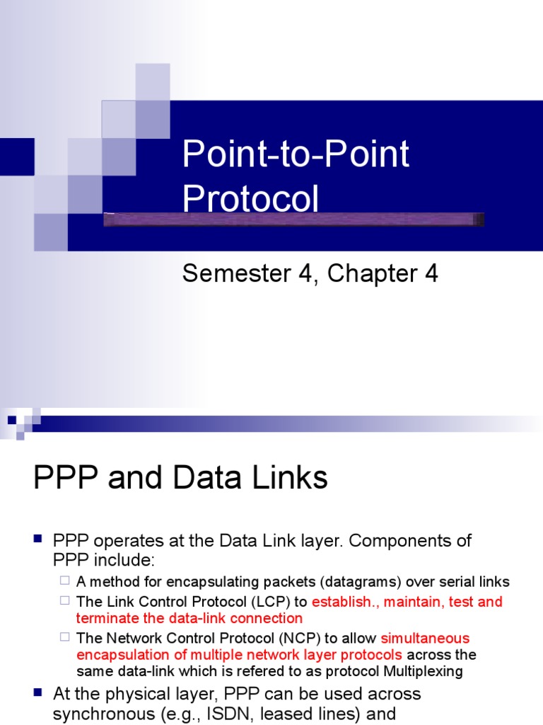 Ppp Protocols Internet Standards Data