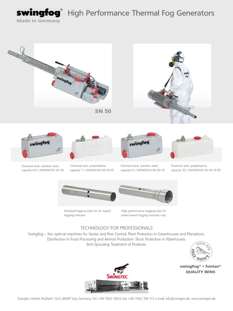 swingfog SN50 | Gasoline | Polyethylene