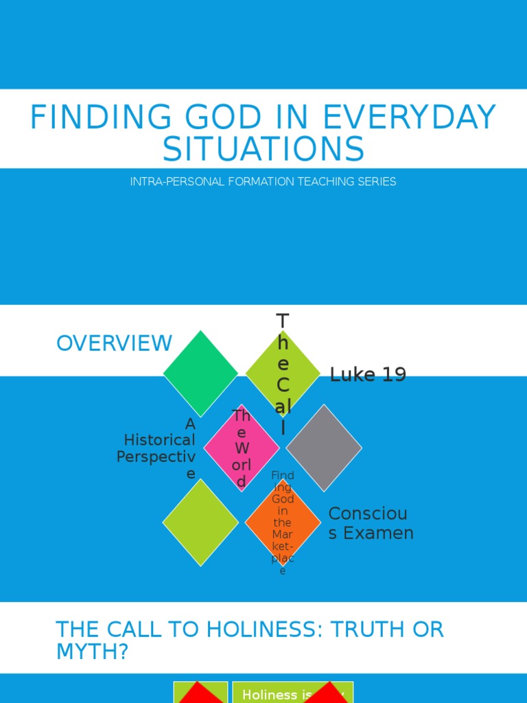 Finding God in Everyday Situations | PDF | Prayer | Ancient ...