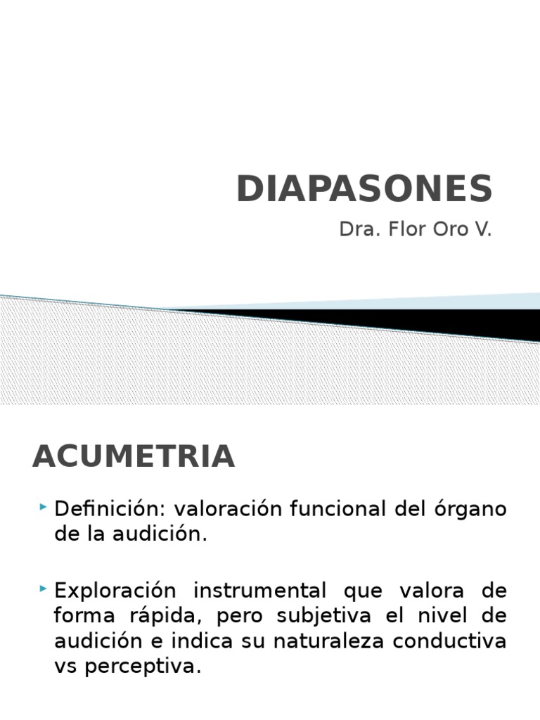 Acumetria | PDF | Cabeza y cuello humanos | Sistema Auditorio