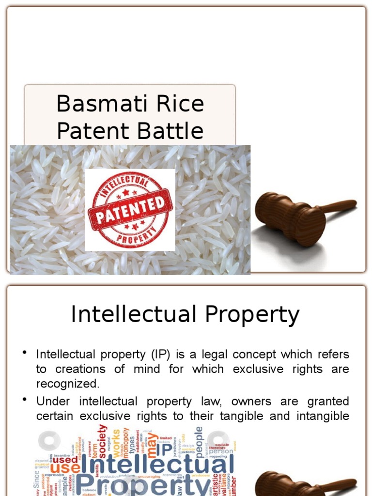 Basmati Rice Patent Battle | PDF | Intellectual Property | Monopoly (Economics)