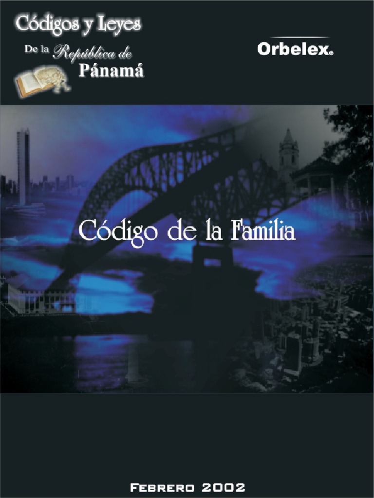 Código de la Familia de Panamá 2025 | PDF | Parentesco | Matrimonio
