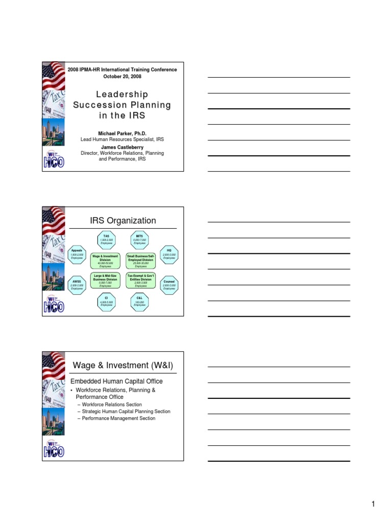 Leadership Succession-Michael Parker and James Castleberry | PDF ...