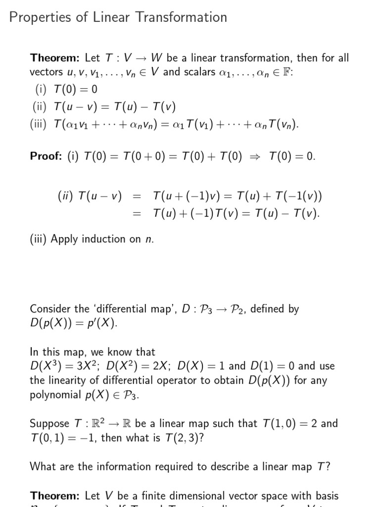 Linear Algebra and Numerical Analysis | PDF | Basis (Linear Algebra ...