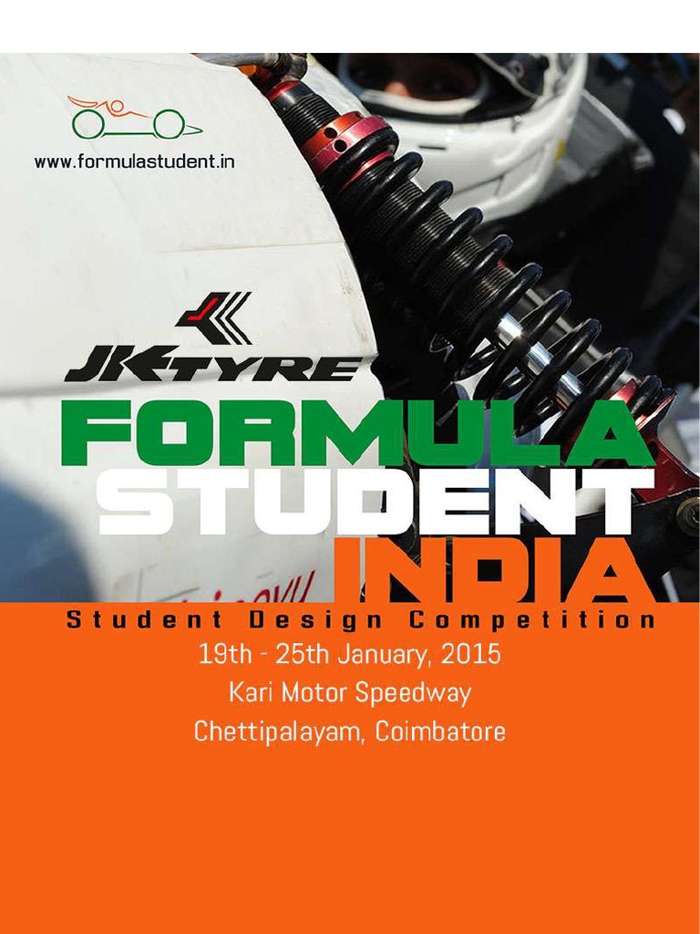 Formula Student India 2015 Event Handbook-2 | PDF | Vehicles | Car