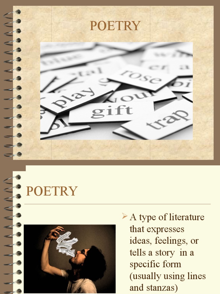 Poetry Terminology | PDF | Metre (Poetry) | Poetry