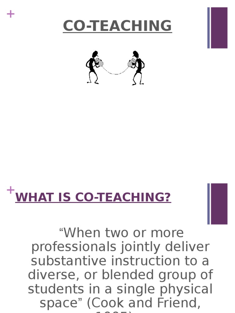 Co Teaching | PDF | Classroom | Teachers
