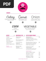 Blue Box Cafe Menu | PDF | Salad | Foods