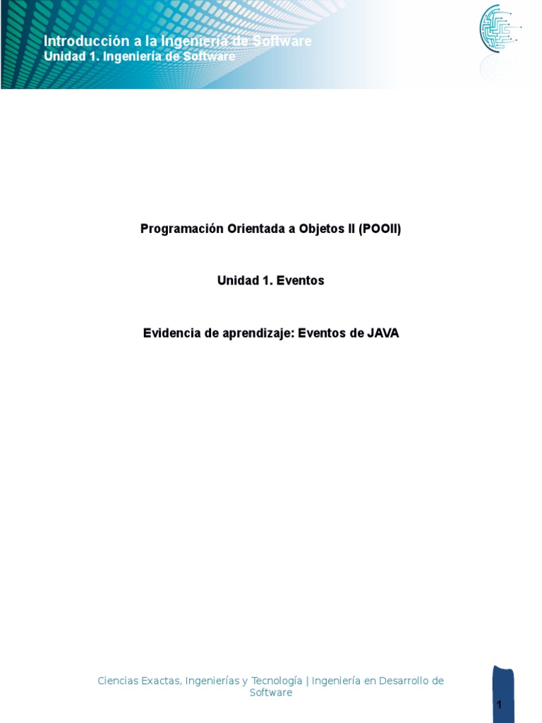 Poo2 U2 A2 Ango | PDF | Ingeniería de software | Java (lenguaje de programación)