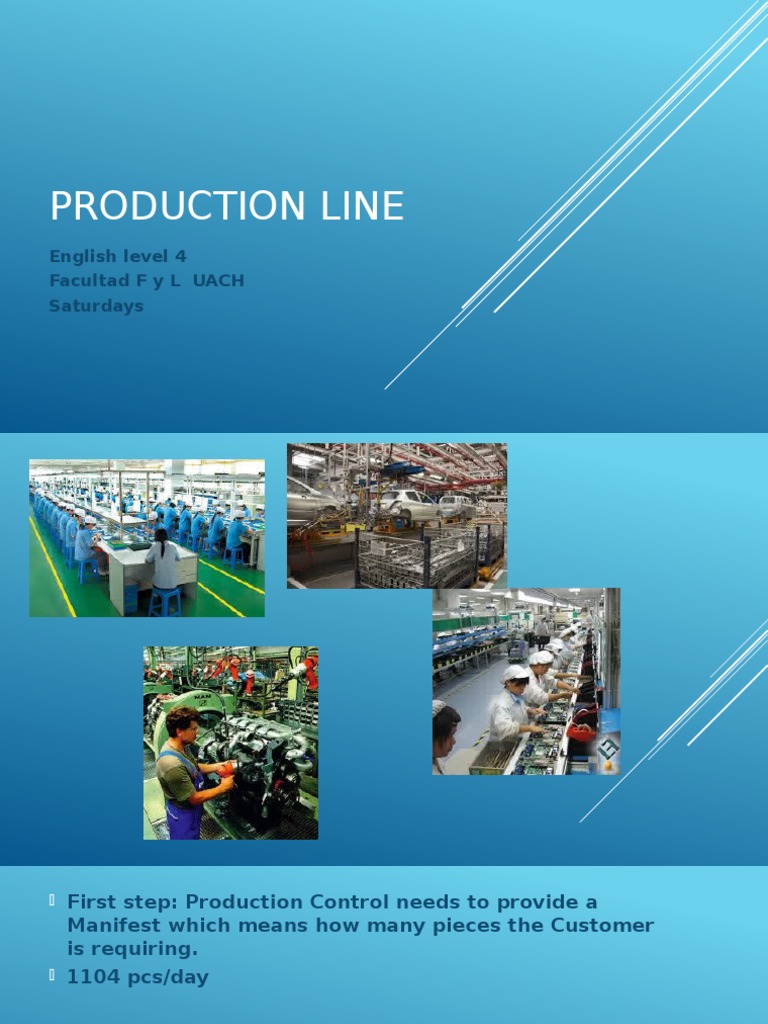 Production Line: English Level 4 Facultad F y L UACH Saturdays | PDF ...