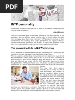 INTP Personality The Logician 16personalities PDF | PDF | Personality Type | Thought