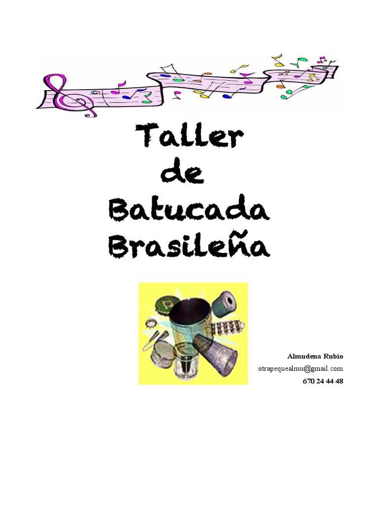 Taller de Batucada Brasileña | PDF | Ritmo | Educación primaria