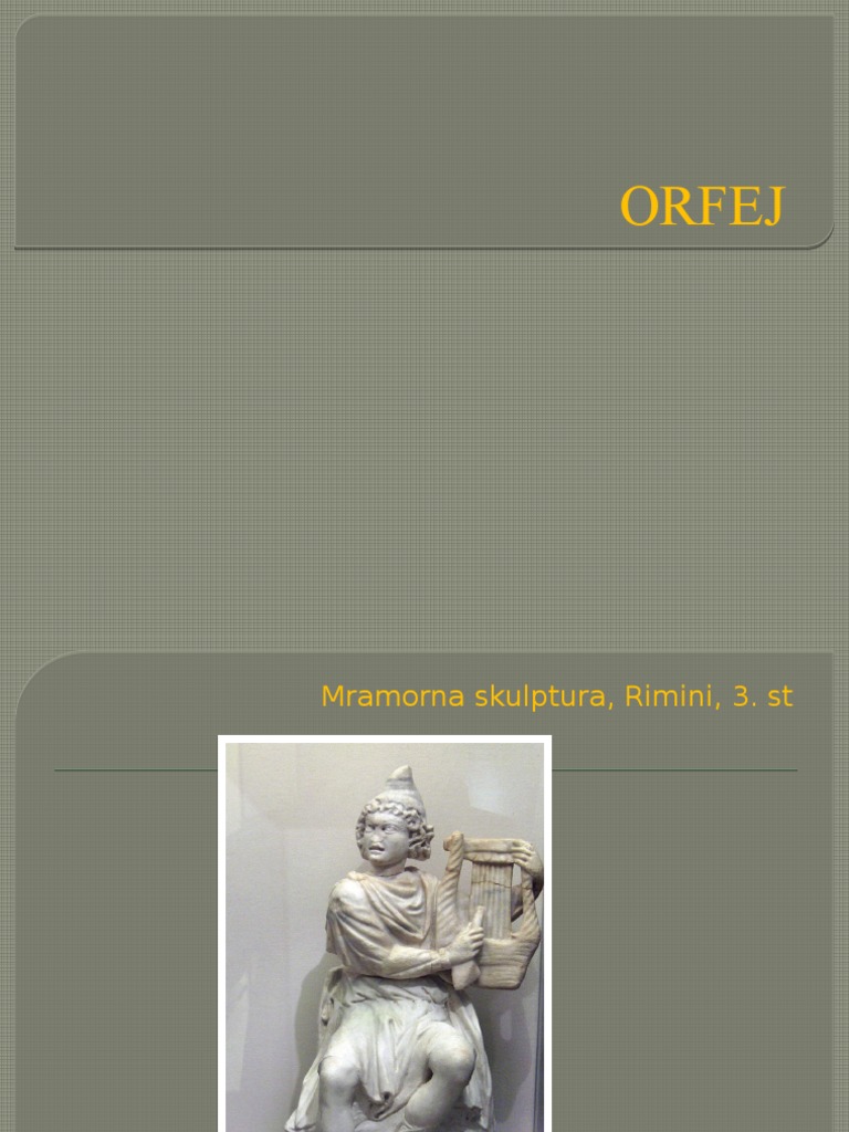 ORFEJ | PDF
