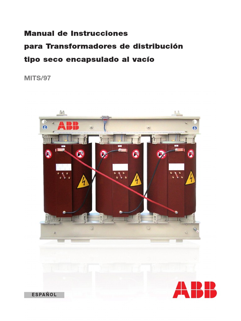 Manual de Instrucciones Transformador Seco ABB | PDF | Transformador ...