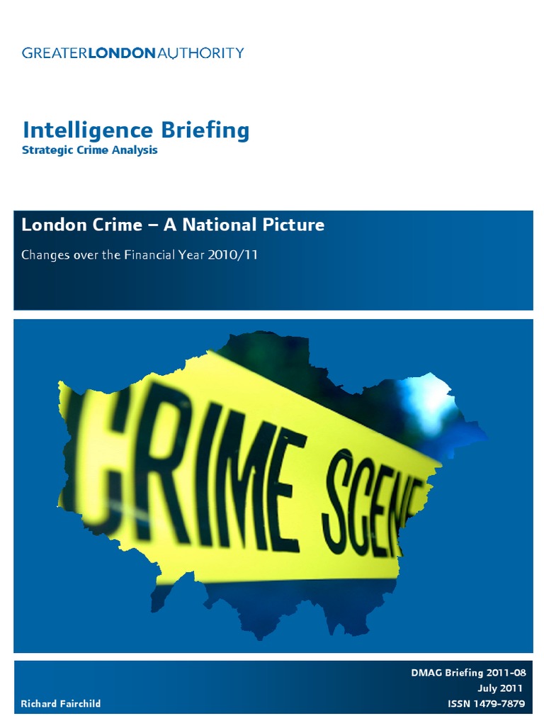 London Crime Trends 2010/11 | PDF | Finance & Money Management