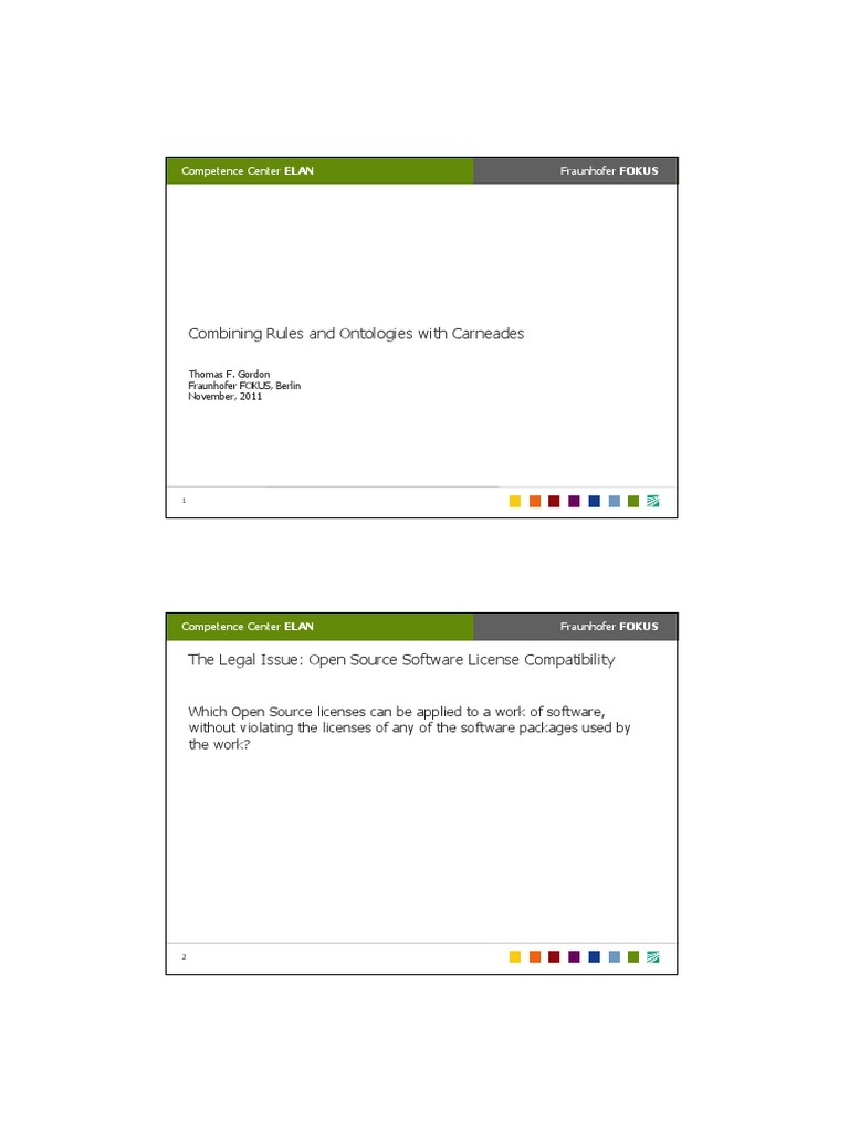 Gordon Rule ML 2011 | PDF | Argumentation Theory | Argument
