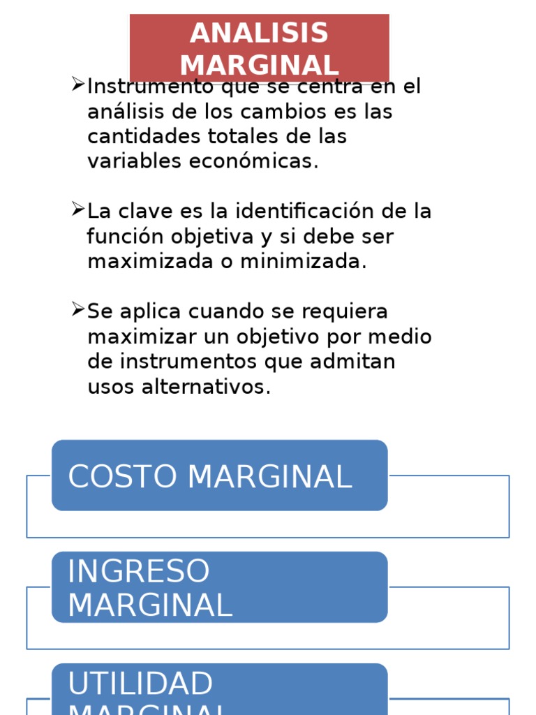 Analisis Marginal | PDF | Costo marginal | Precios
