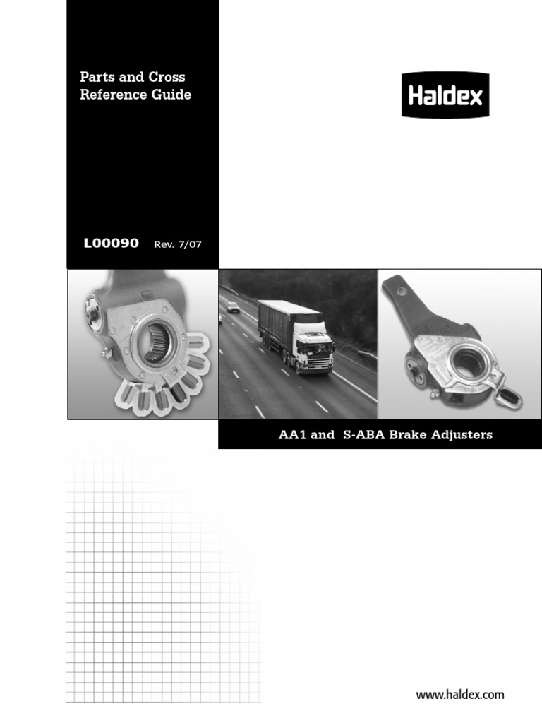 L00090 ABA Parts and Cross Reference Guide 9-09 | PDF | Screw | Vehicles