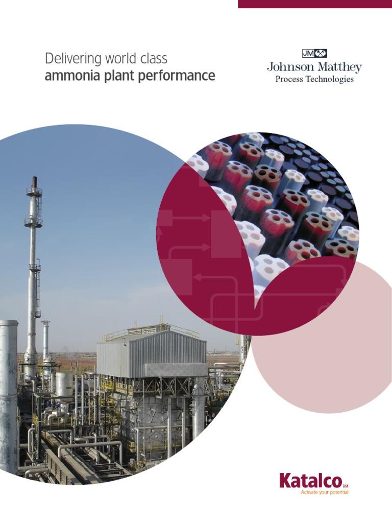 Johnson Matthey Ammonia Brochure PDF | PDF | Methanol | Catalysis