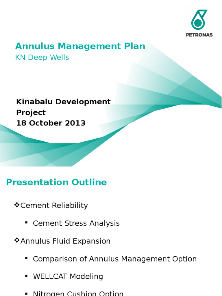 Annulus Management Plan For KN Deep | PDF | Gases | Casing (Borehole)