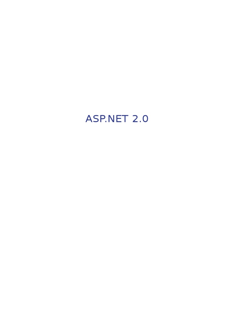 Aspnet | PDF | Servidor web | Internet y web