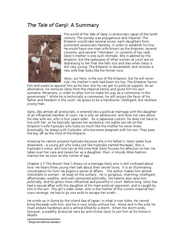 The Tale of Genji: A Summary | PDF | The Tale Of Genji