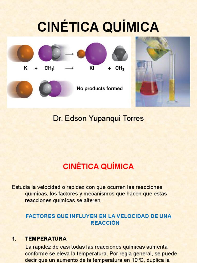 CINÉTICA QUÍMICA - FISICO-QUIMICA