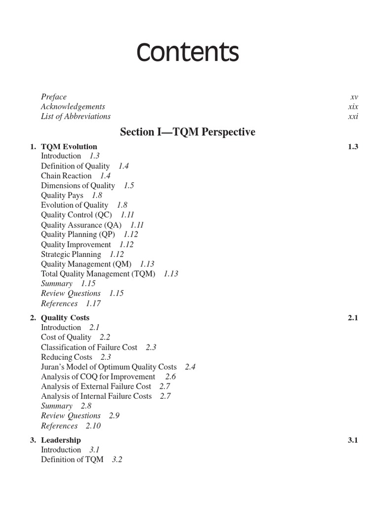 Ramasamy Subburaj Detailed Table of Contents | PDF | Six Sigma ... Ramasamy Subburaj Detailed Table of Contents | PDF | Six Sigma ...