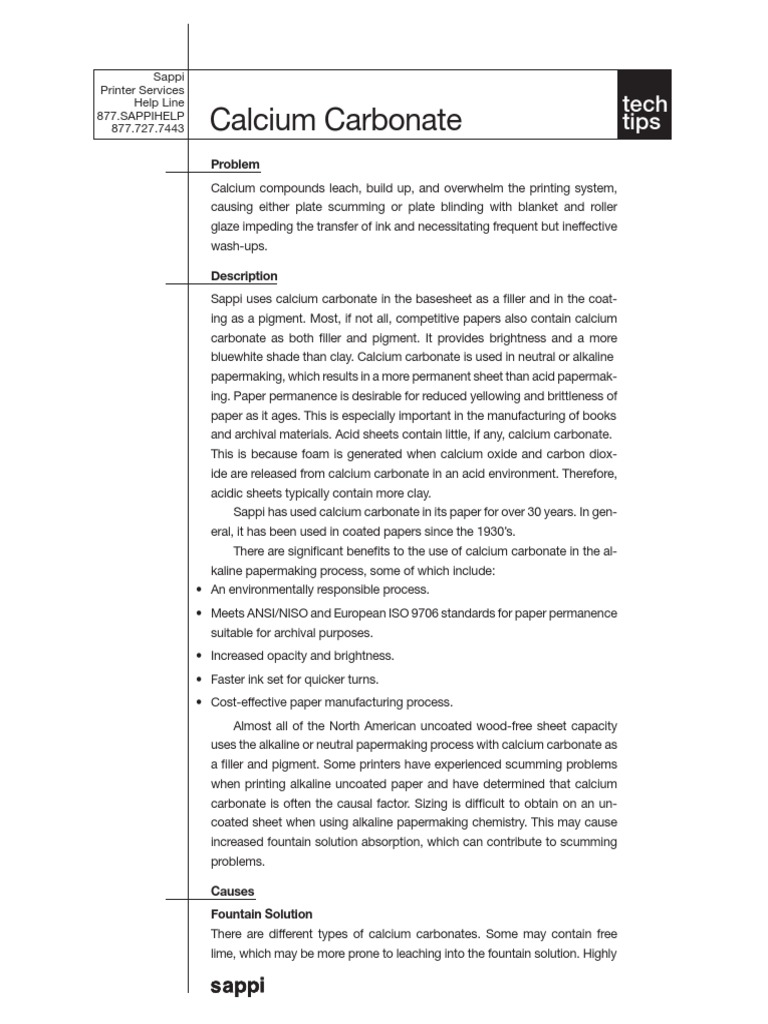 Calcium Carbonate | Chemical Substances | Chemistry