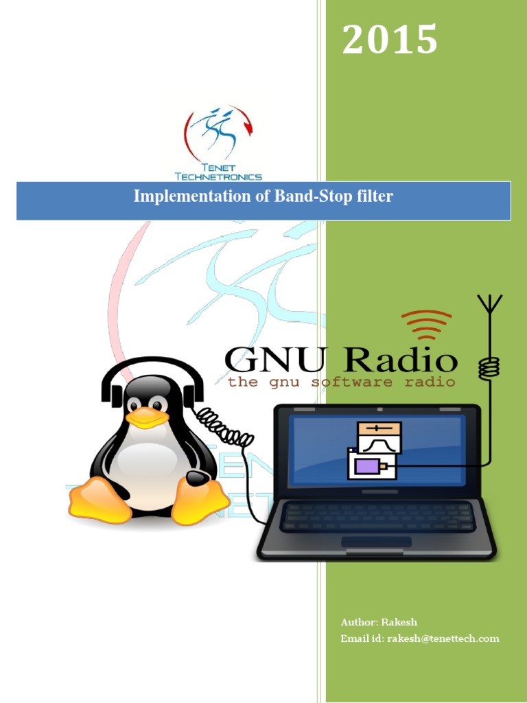Implementation of Band-Stop Filter in GNU Radio | PDF | Electrical Engineering ...
