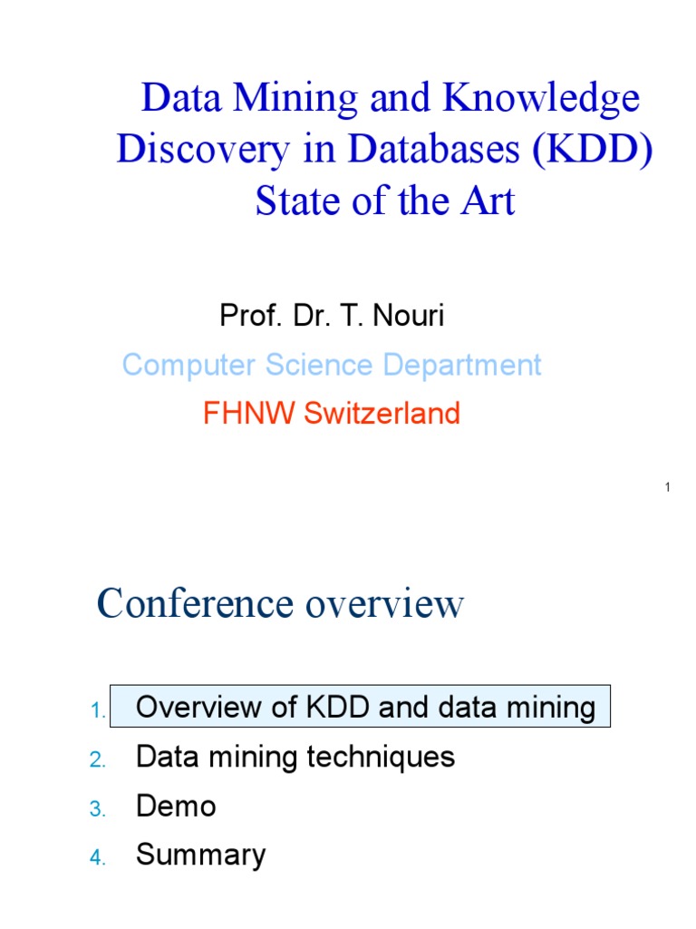DMKDD | PDF | Data Mining | Statistical Classification