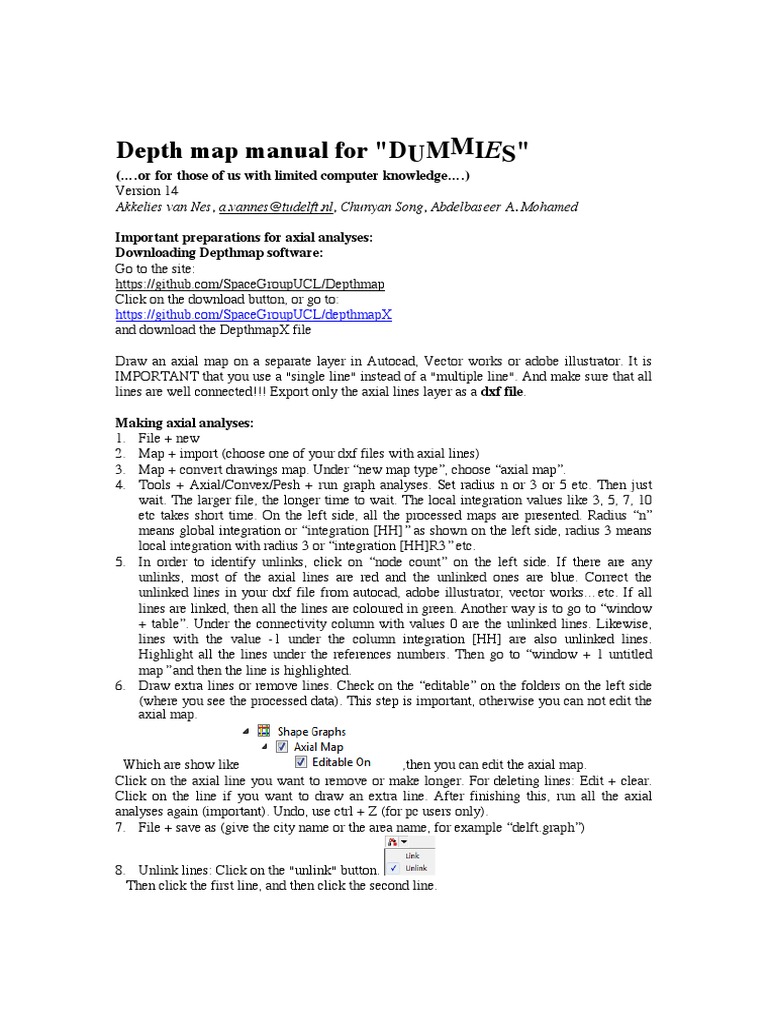 Depthmap Manual For Dummies | PDF | Correlation And Dependence ...
