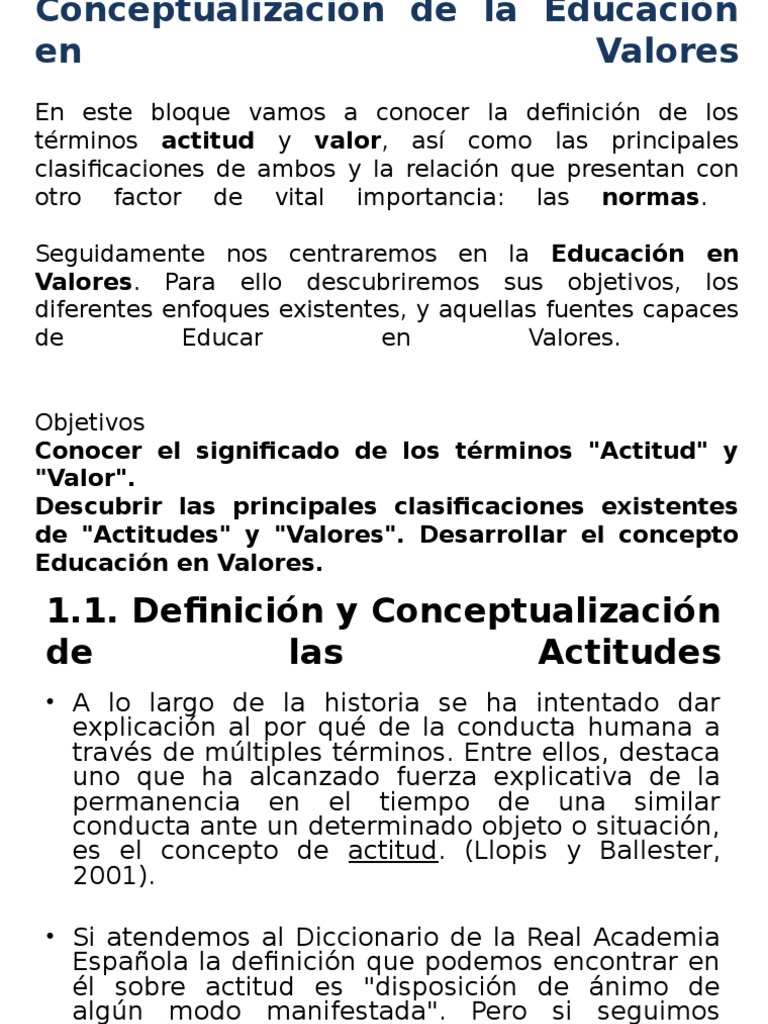 Definición y Concepto de Actitudes | PDF | Actitud (psicología ...