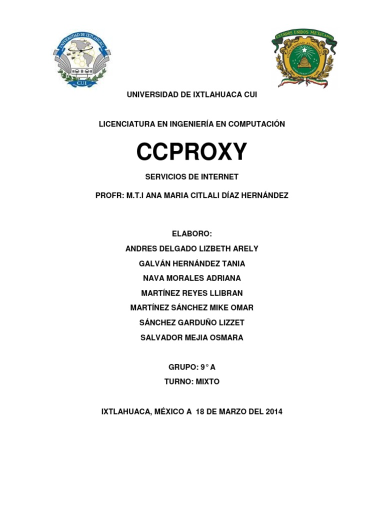 Configuración de Cproxy en Windows | PDF | Servidor proxy | Dirección IP