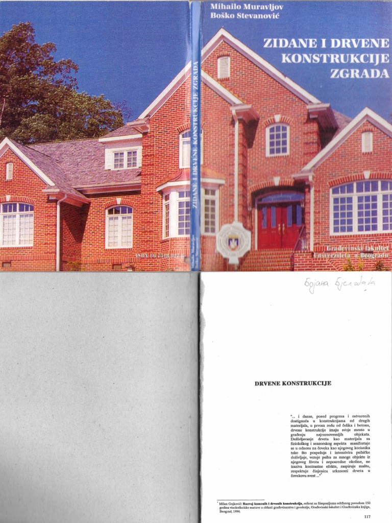 Mihailo Muravljov Drvene Konstrukcije Beograd | PDF