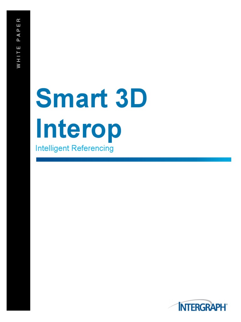 Smart 3d Interop White Paper | PDF | Xml Schema | 3 D Computer Graphics