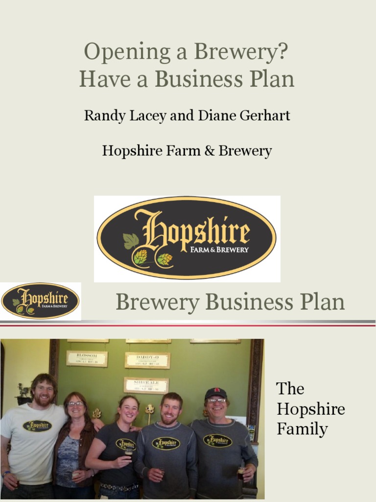 Brewery Business Plan PDF | PDF | Beer | Brewery