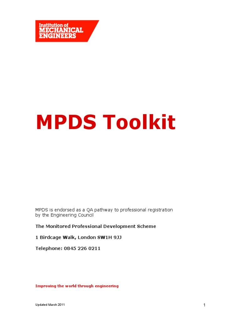 TOOLKIT For MPDS-UpdatedMarch11 | PDF | Competence (Human Resources ...