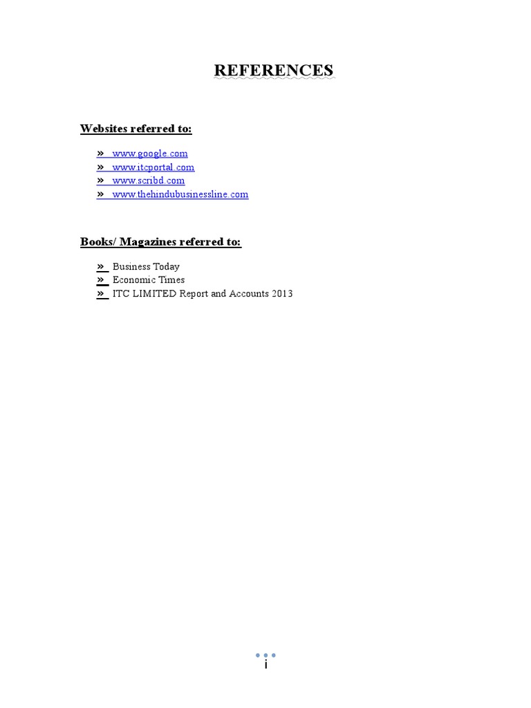 References: Websites Referred To | PDF | Career & Growth | Business