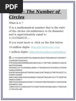 First 500 Digits of Pi | PDF | Technology & Engineering