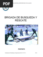 Brigada de Busqueda y Rescate PDF | PDF | Bienestar | Medicina