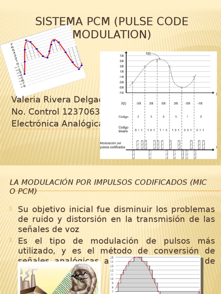 Sistema PCM (Pulse Code Modulation) 2 | PDF | Ingenieria Eléctrica ...