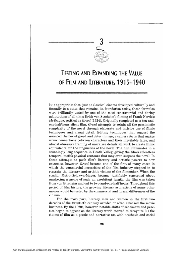 Timothy Corrigan | PDF | Art