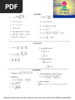 SPM AddMath Formula List Given | PDF | Triangle Geometry | Elementary ...
