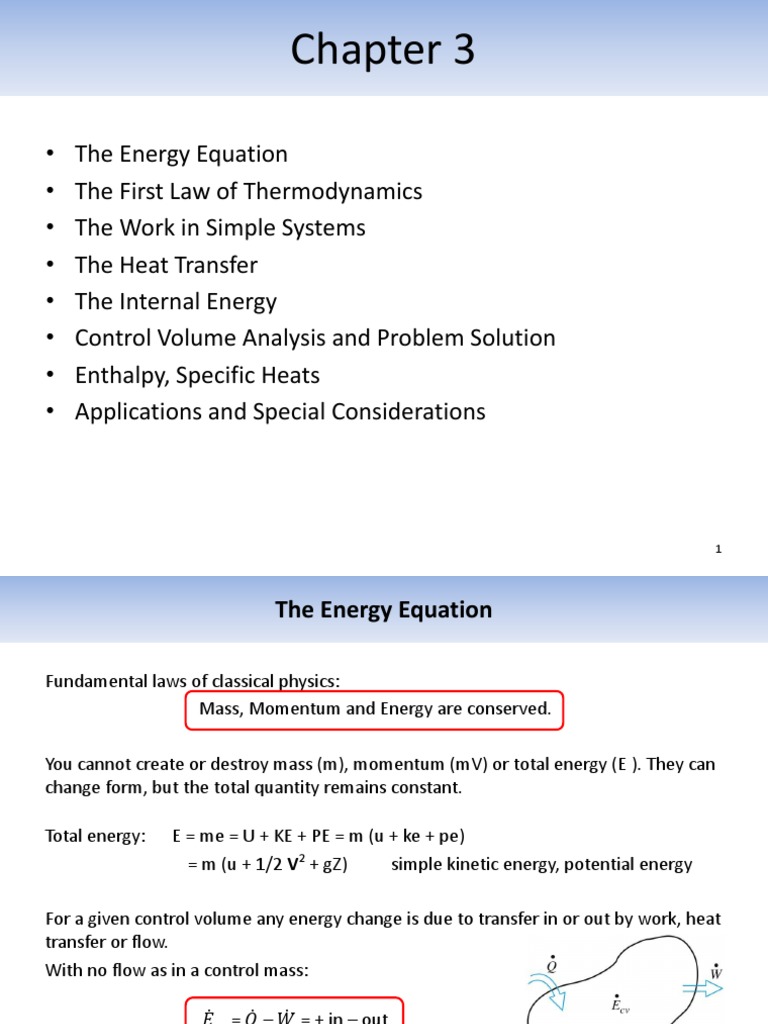 Control Mass | PDF | Entropy | Heat