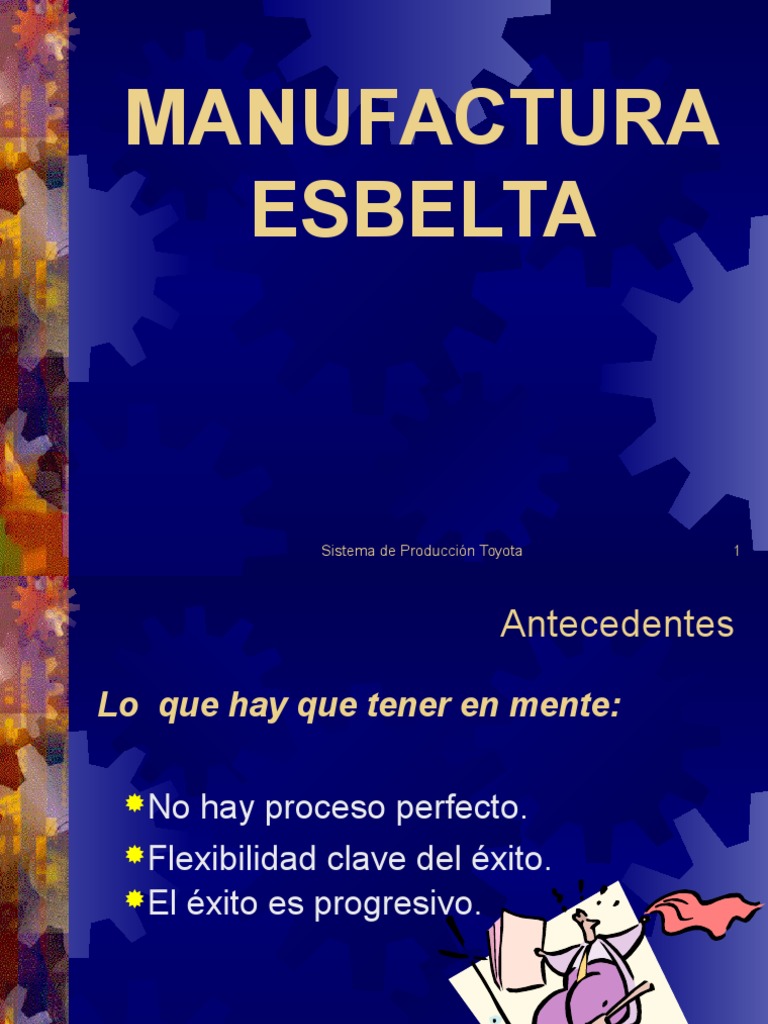 Manufactura Esbelta | Descargar gratis PDF | Lean Manufacturing | Calidad (comercial)