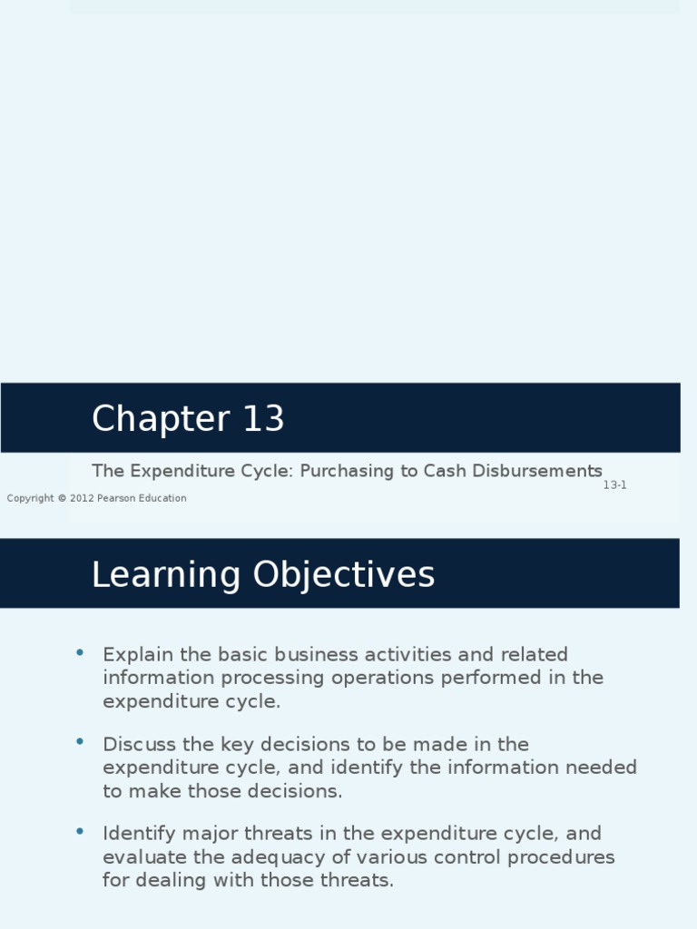 Expenditure Cycle in Accounting Information System | PDF | Accounts ...